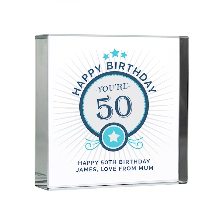 Personalised Birthday Crystal Token | SpecialMoment.co.uk
