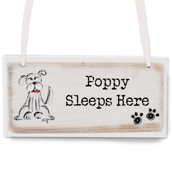 Personalised Dog Wooden Sign | SpecialMoment.co.uk