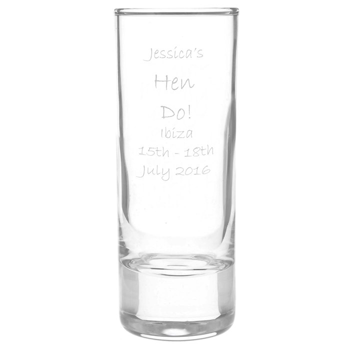 Personalised Engraved Shot Glass | SpecialMoment.co.uk