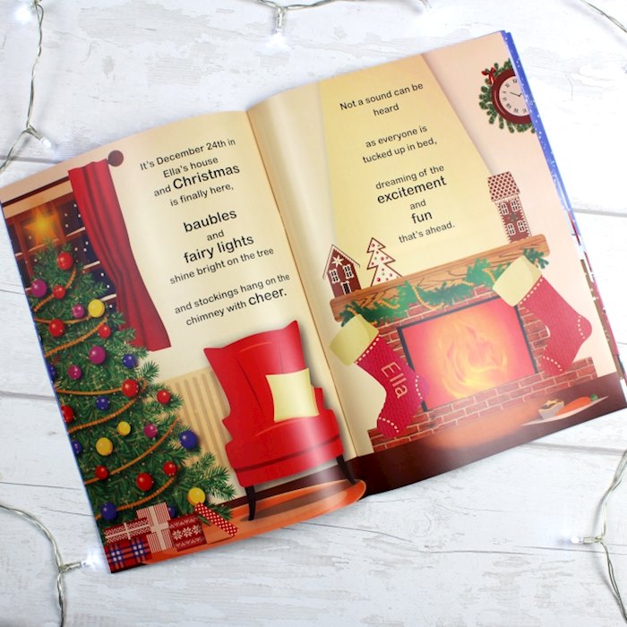 Personalised GIRLS “It’s Christmas” Softback Story Booklet – Featuring ...