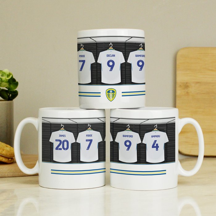 Personalised Leeds United Football Club Dressing Room Mug ...