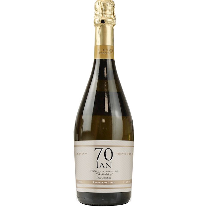 Personalised Big Age Birthday Prosecco | SpecialMoment.co.uk