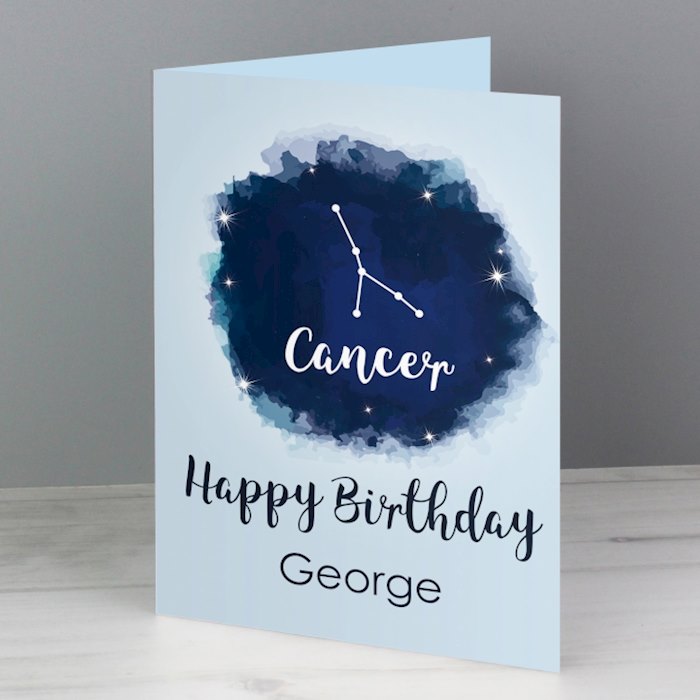 Cancer Zodiac Star Sign Card (21st June - 22nd July) | SpecialMoment.co.uk