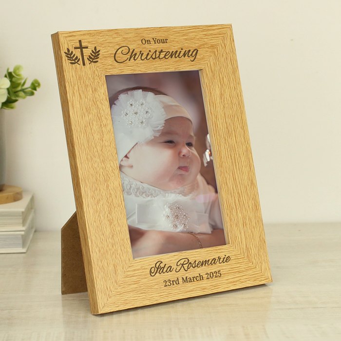 Personalised Christening 6x4 Photo Frame | SpecialMoment.co.uk