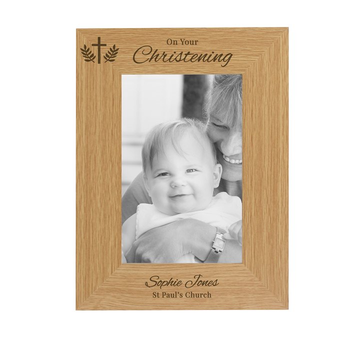 Personalised Christening 6x4 Photo Frame | SpecialMoment.co.uk