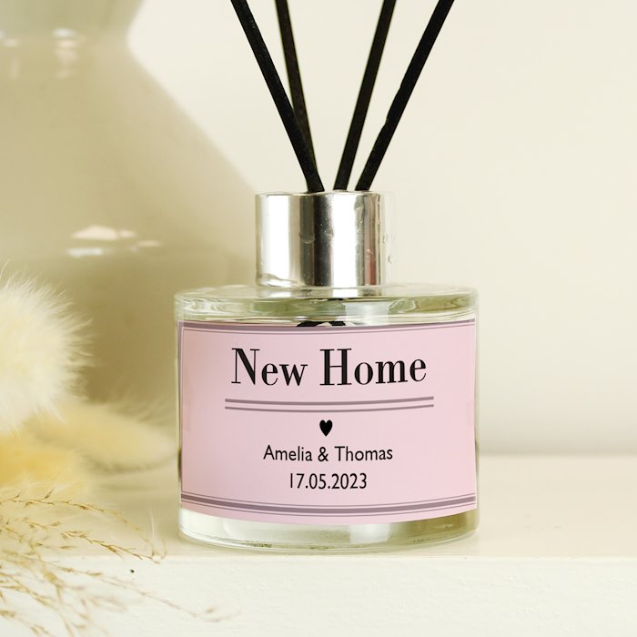 Personalised Classic Pink Reed Diffuser | SpecialMoment.co.uk