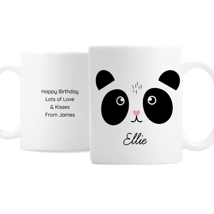 Personalised Cute Panda Face Mug | SpecialMoment.co.uk