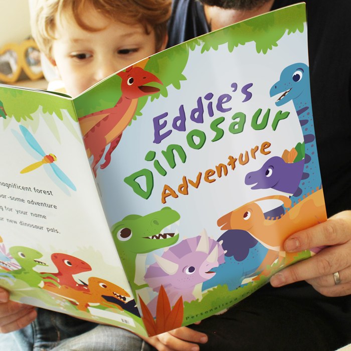 Personalised Dinosaur Adventure Softback Story Booklet | SpecialMoment ...
