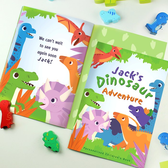 Personalised Dinosaur Adventure Softback Story Booklet | SpecialMoment ...