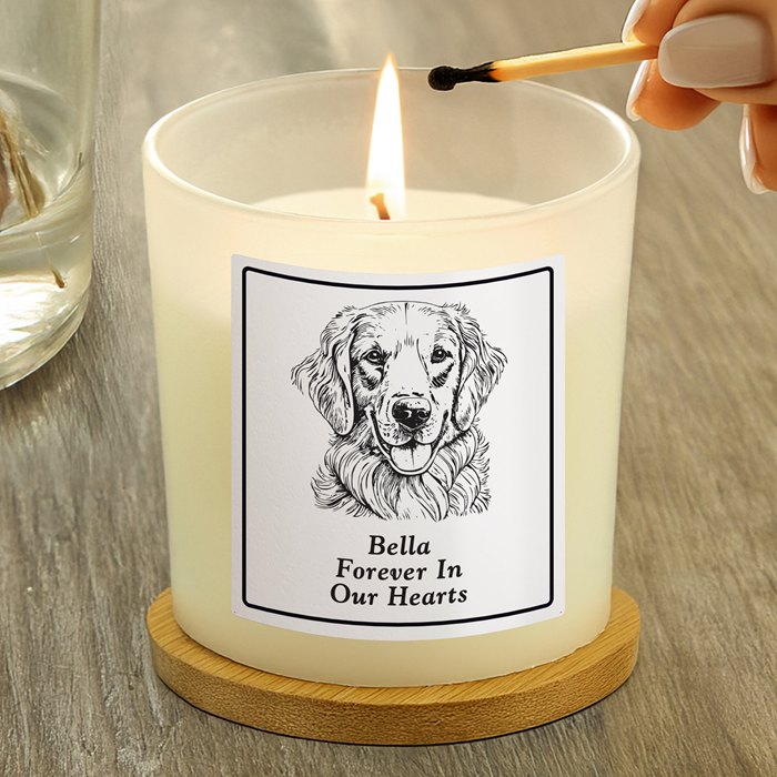 Personalised Dog Breed Candle Jar | SpecialMoment.co.uk