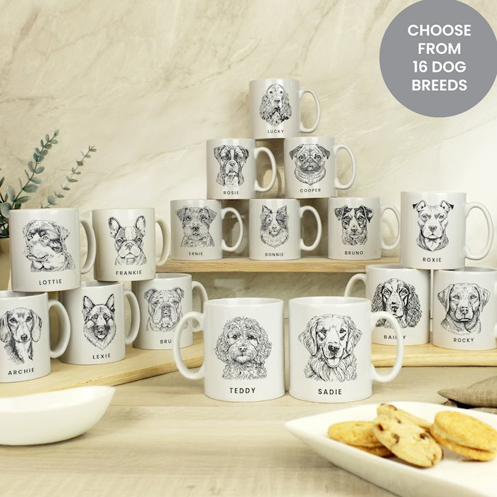 Personalised Dog Breed Mug | SpecialMoment.co.uk