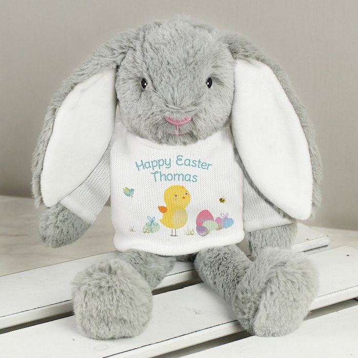 Personalised Easter Meadow Bunny Rabbit | SpecialMoment.co.uk