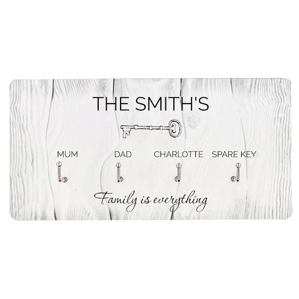 Personalised key Hooks For The Family | SpecialMoment.co.uk
