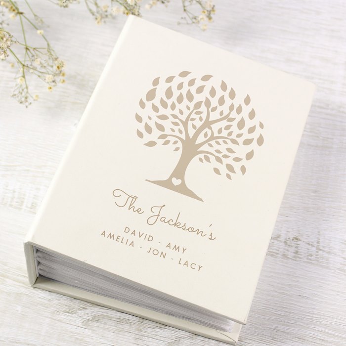 Personalised Family Tree 6x4 Photo Album with Sleeves | SpecialMoment.co.uk