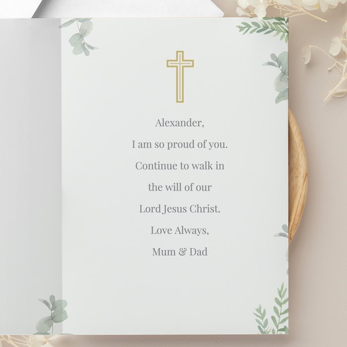 Personalised First Holy Communion Card | SpecialMoment.co.uk