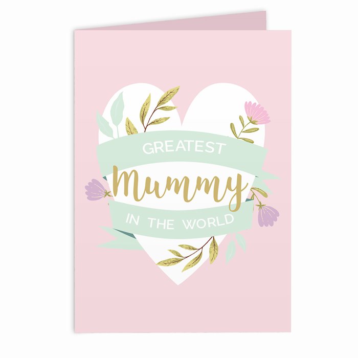 Personalised Floral Heart Card | SpecialMoment.co.uk