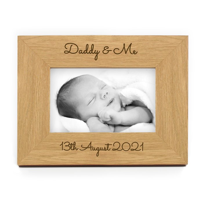 Personalised Free Text 6x4 Wooden Photo Frame | SpecialMoment.co.uk