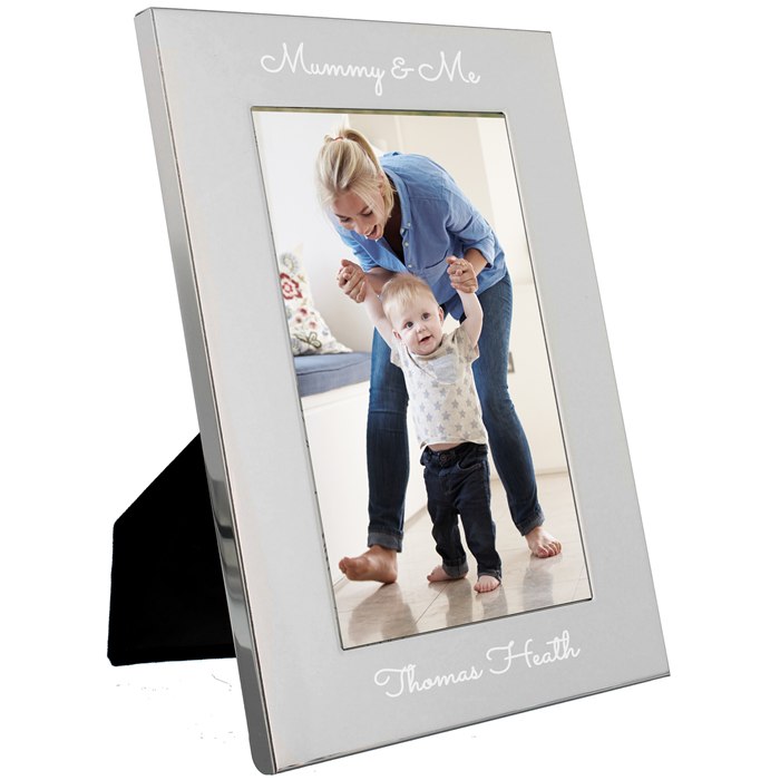 Personalised Free Text Script 7 x 5 Silver Photo Frame | SpecialMoment ...