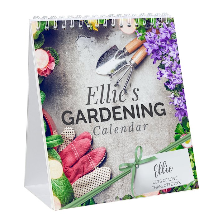 Personalised Gardening Desk Calendar | SpecialMoment.co.uk