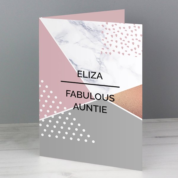 Personalised Geometric Card | SpecialMoment.co.uk