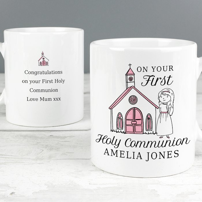 Personalised Girls First Holy Communion Mug | SpecialMoment.co.uk