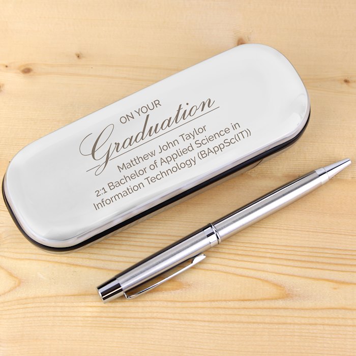 Pen and Personalised Box Set - Graduation Design | SpecialMoment.co.uk