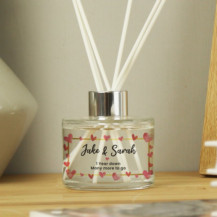 Personalised Hearts Diffuser | SpecialMoment.co.uk
