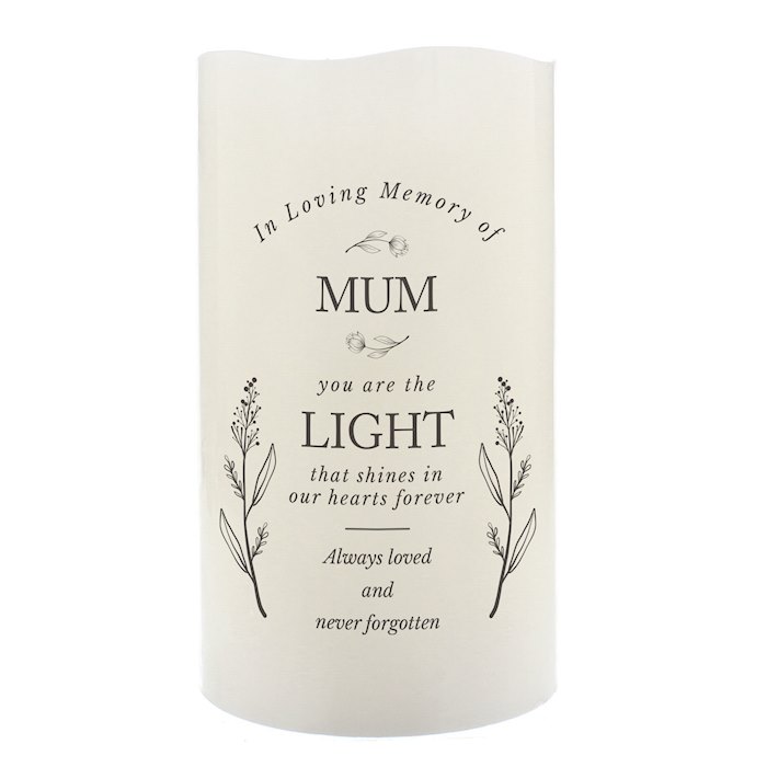 Personalised In Loving Memory LED Candle | SpecialMoment.co.uk