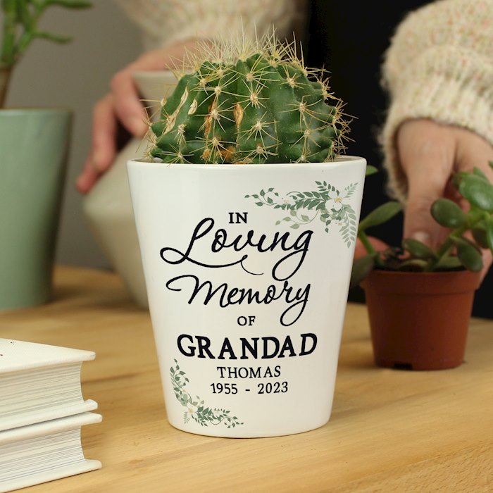 Personalised In Loving Memory Plant Pot | SpecialMoment.co.uk