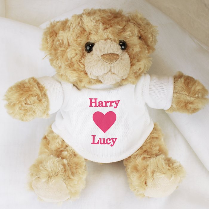 Personalised Love Heart Teddy Bear | SpecialMoment.co.uk