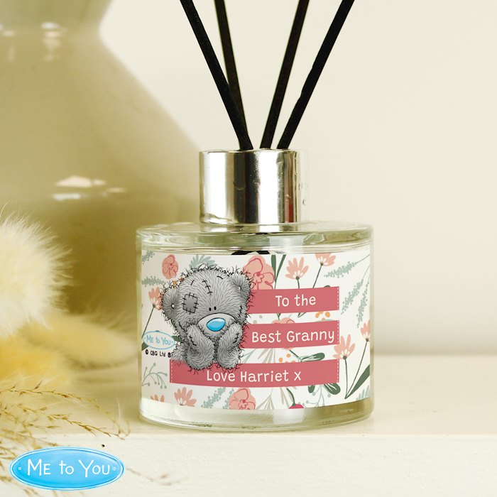 Personalised Me To You Floral Reed Diffuser | SpecialMoment.co.uk