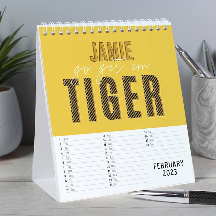 Personalised Motivational Quotes Desk Calendar | SpecialMoment.co.uk