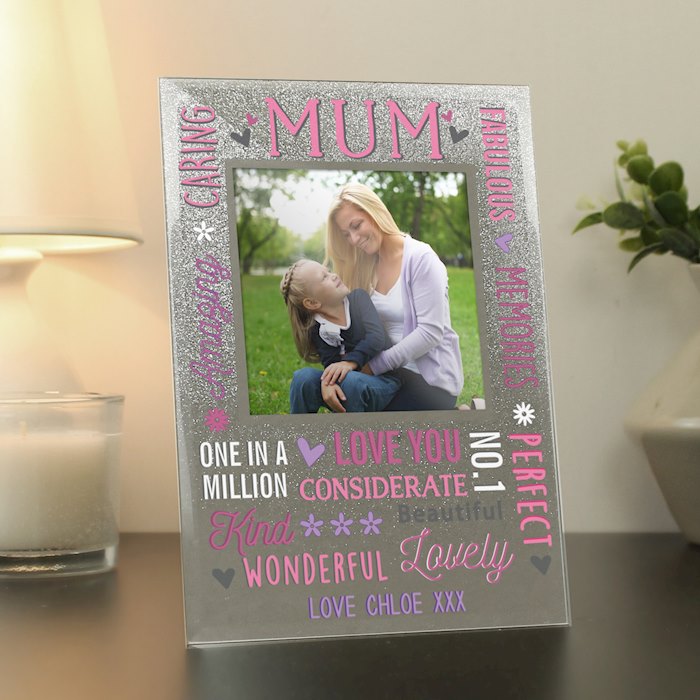 Personalised Mum Glitter Frame | SpecialMoment.co.uk