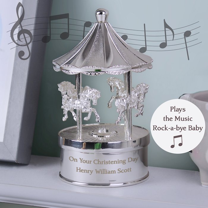 Personalised Musical Carousel Ornament | SpecialMoment.co.uk