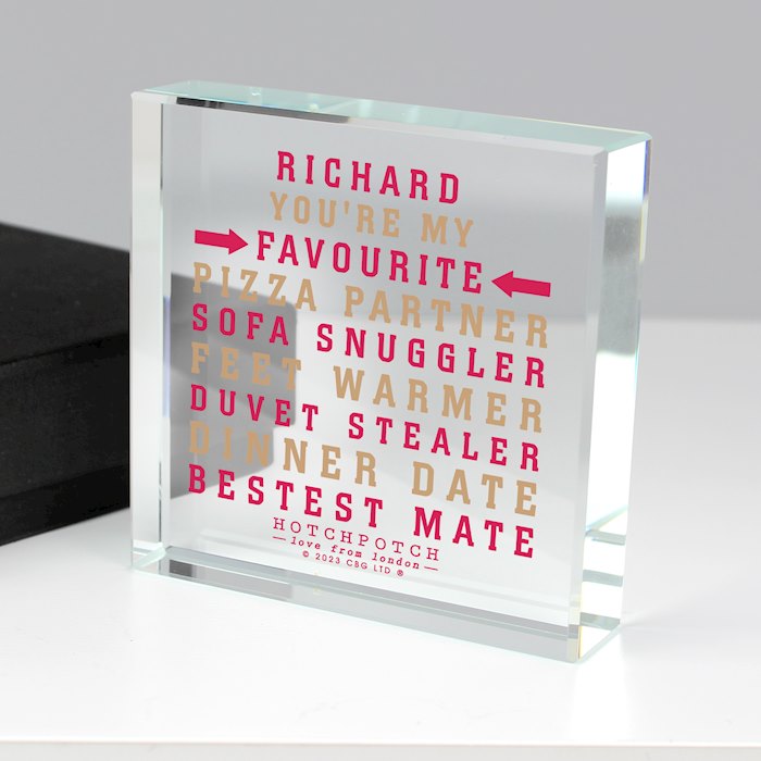 Personalised My Favourite Crystal Token | SpecialMoment.co.uk