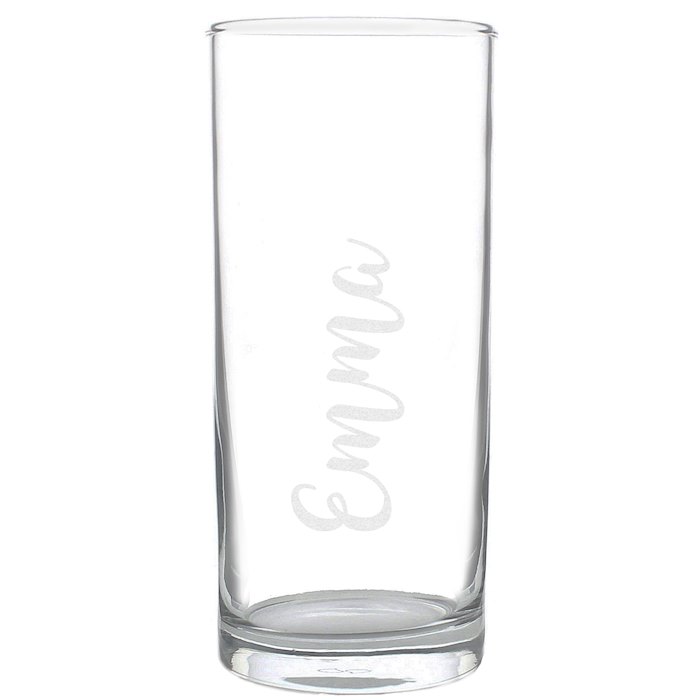 Personalised Name Only Engraved Hi Ball Glass | SpecialMoment.co.uk