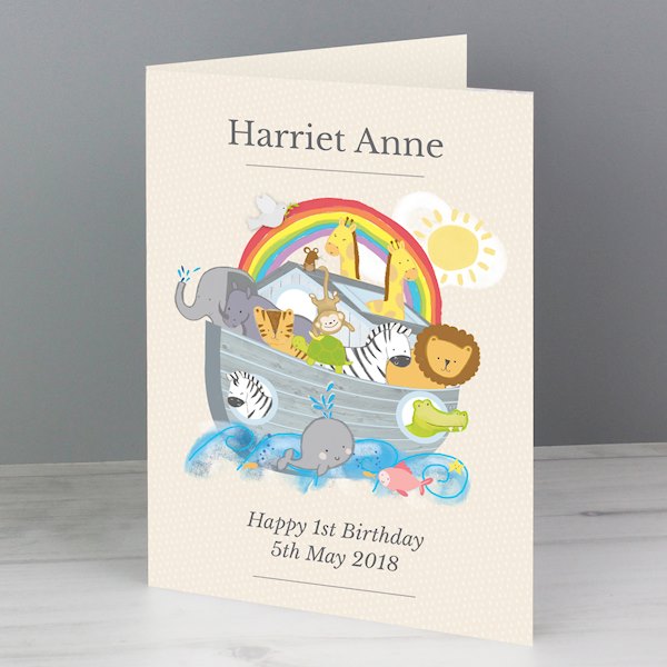 Personalised Noah's Ark Card | SpecialMoment.co.uk
