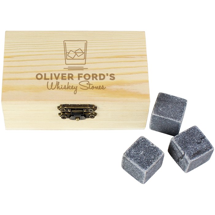 Personalised On The Rocks Cooling Stones | SpecialMoment.co.uk