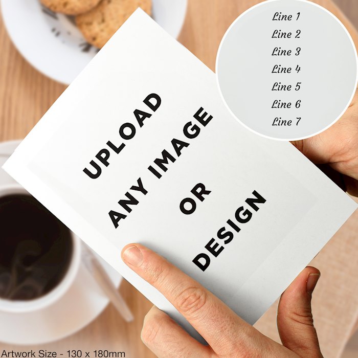 Personalised Photo Upload Card - Display Font | SpecialMoment.co.uk