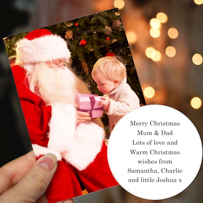 Personalised Photo Upload Card - Serif Font | SpecialMoment.co.uk