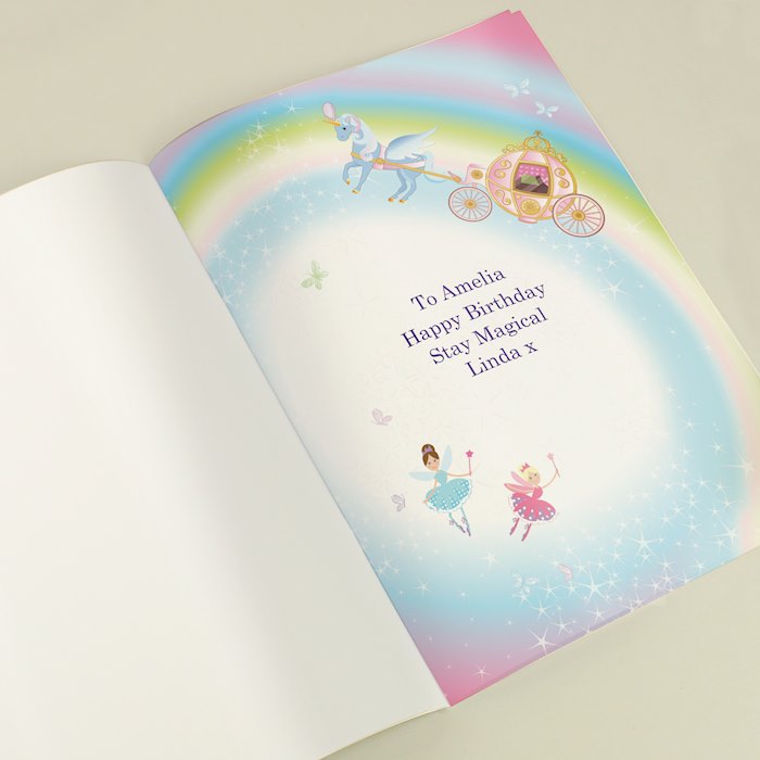 Personalised Princess & Unicorn Magical Softback Story Booklet ...