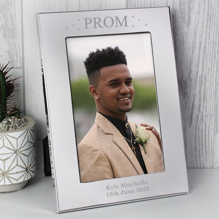Personalised Prom Night Silver 4x6 Photo Frame | SpecialMoment.co.uk