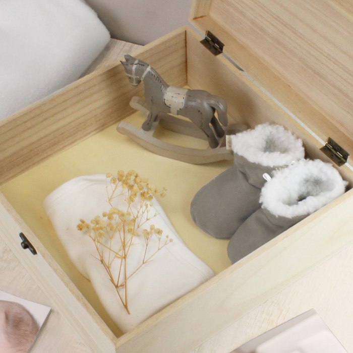 Personalised Safari Animals Large Wooden Keepsake Box | SpecialMoment.co.uk