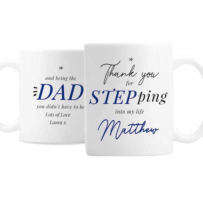 Personalised Step Dad Mug | SpecialMoment.co.uk