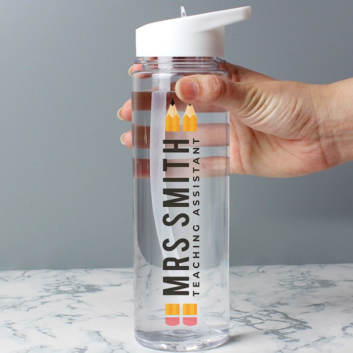 Personalised Teacher Water Bottle | SpecialMoment.co.uk