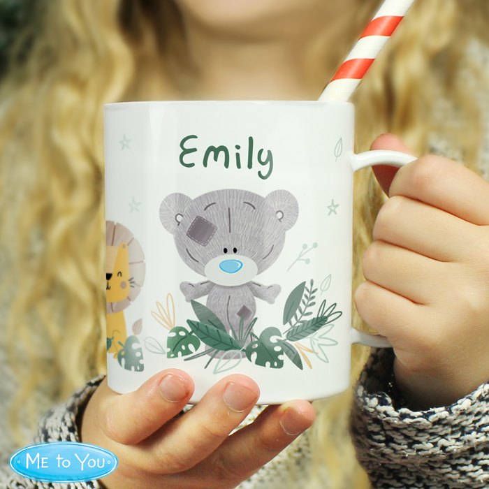 Personalised Tiny Tatty Teddy Jungle Animals Plastic Mug ...