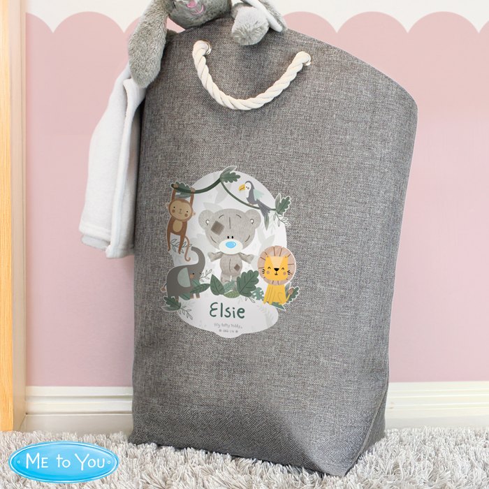 Personalised Tiny Tatty Teddy Jungle Animals Storage Bag ...