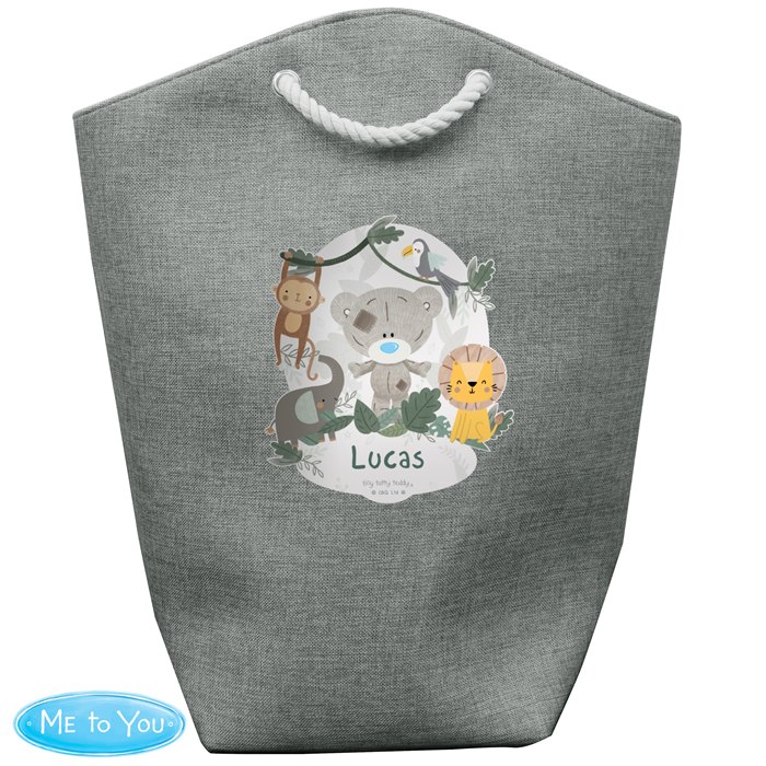 Personalised Tiny Tatty Teddy Jungle Animals Storage Bag ...