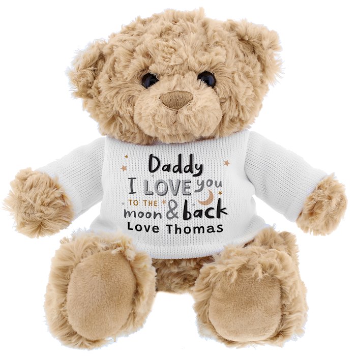Personalised To the Moon and Back Teddy Bear | SpecialMoment.co.uk