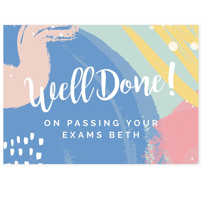 Personalised Well Done! Card | SpecialMoment.co.uk